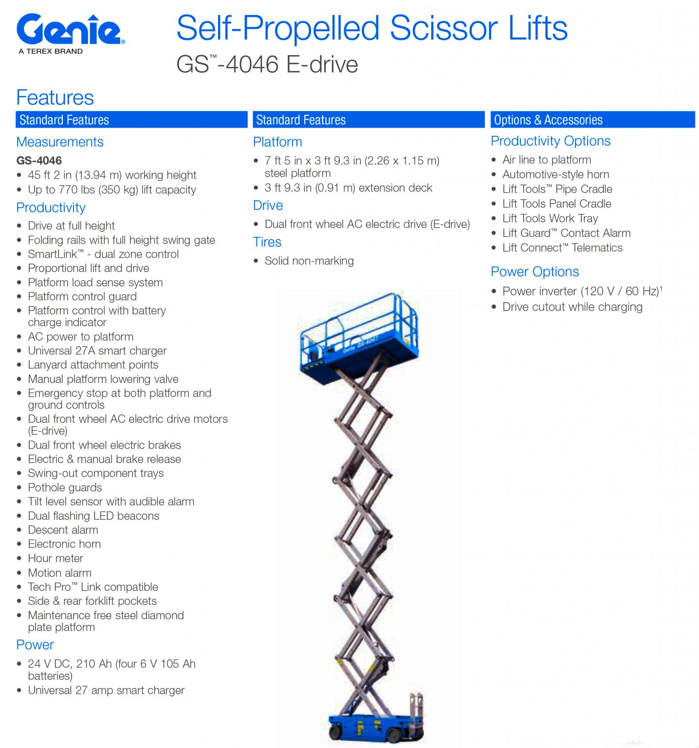 Genie GS-3246 Fullt Throttle Scissor Lift - Genie GS-3246